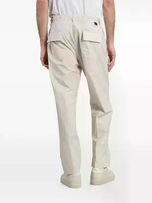 LOW BRAND Drawstring-waist Tapered Trousers