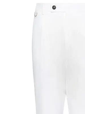 LOW BRAND D-ring Pleated Trousers