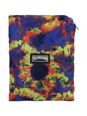 Vilebrequin Sunflower-print Packable Swim Shorts - Multicolour