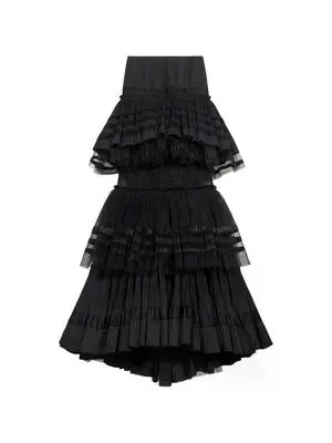 Blumarine Tiered Maxi Skirt