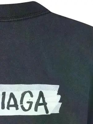 Balenciaga Logo-print T-shirt - Black