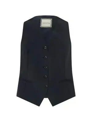Tagliatore V Neck Vests For Women