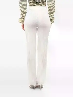 Balmain Ribbed Trousers With Drawstring