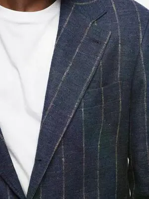Brunello Cucinelli Pinstripe Single-breasted Blazer