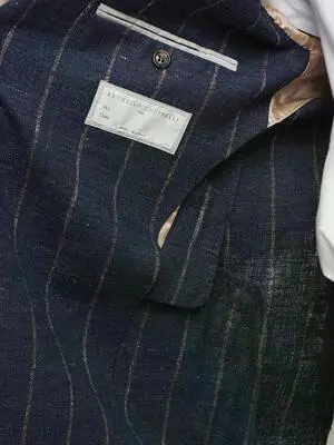 Brunello Cucinelli Pinstripe Single-breasted Blazer