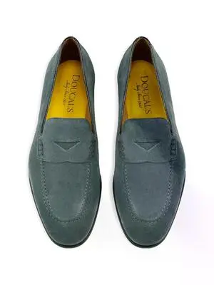 DOUCAL'S Suede Penny Loafers