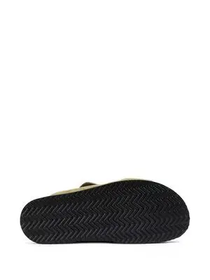 DOUCAL'S Crossover-strap Suede Sandals