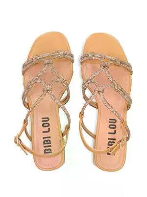 BIBI LOU Crystal-embellished Multi-strap Sandals