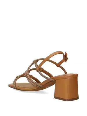 BIBI LOU Crystal-embellished Multi-strap Sandals