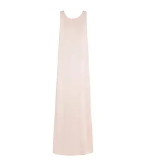Max Mara Silk Maxi Dress - Pink