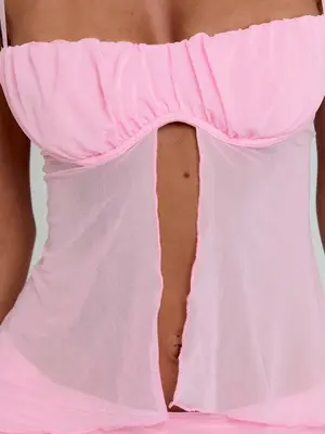 OUTCAST Sheer Mesh Top