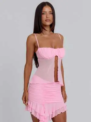 OUTCAST Sheer Mesh Top