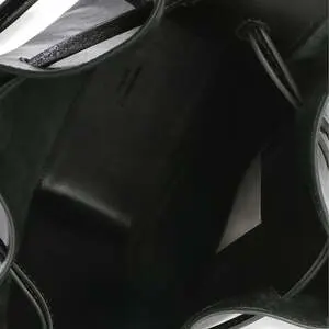 Saint Laurent Calfskin Bucket Bag - Black