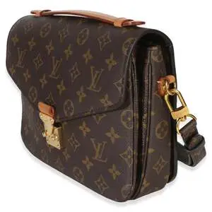 LOUIS VUITTON Monogram Canvas Pochette Metis - Brown