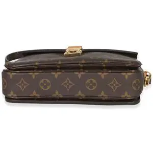 LOUIS VUITTON Monogram Canvas Pochette Metis - Brown