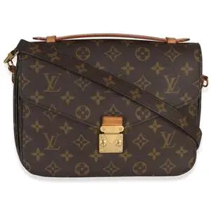 LOUIS VUITTON Monogram Canvas Pochette Metis - Brown
