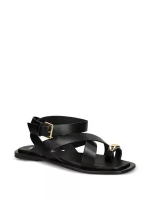 BIBI LOU Vaz Embellished Crossover-strap Sandals - Black