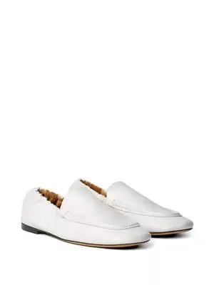 ODISSI Juno Leather Loafers - White