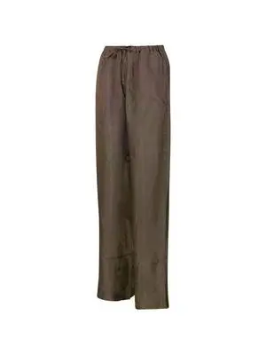 RÓHE Mini-check Drawstring Trousers