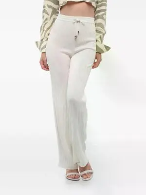 Balmain Ribbed Elastic-waist Trousers