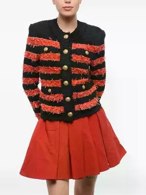 Balmain Striped Cardigans For Women