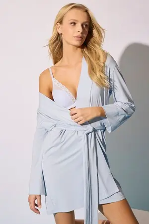 Natori True Bliss Wrap - Blue