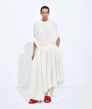 Bottega Veneta Fluid Silk Viscose Long Top
