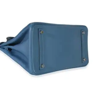 Hermès Bleu Brighton Epsom Birkin 30 Phw - Blue