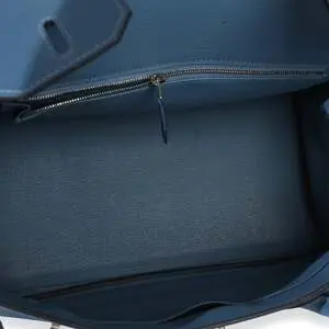 Hermès Bleu Brighton Epsom Birkin 30 Phw - Blue