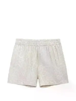 ANINE BING Kam Leopard-print Shorts - Neutrals