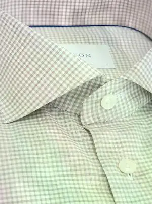 Eton Checked-pattern Buttoned Shirt