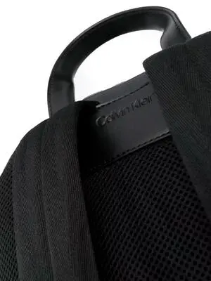 Calvin Klein Logo-plaque Faux-leather Backpack
