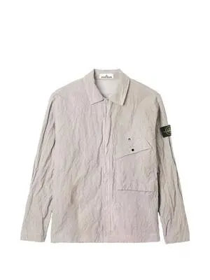 Stone Island Textured Jacket With Pocket