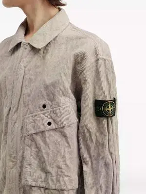 Stone Island Textured Jacket With Pocket