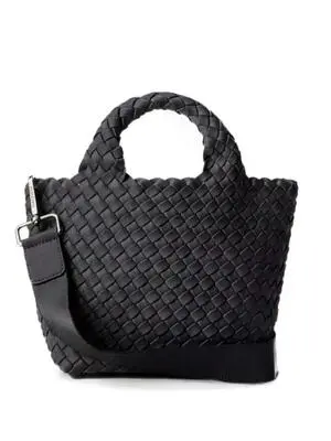 NAGHEDI St. Barths Woven Top-handle Tote Bag - Grey