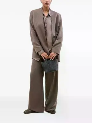 NAGHEDI St. Barths Woven Top-handle Tote Bag - Grey