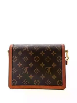 LOUIS VUITTON Dauphine Reverse Monogram Canvas Mini Crossbody Bag - Brown