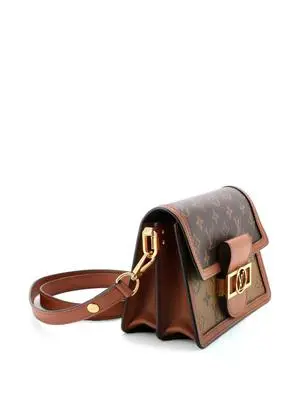 LOUIS VUITTON Dauphine Reverse Monogram Canvas Mini Crossbody Bag - Brown