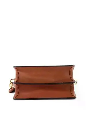 LOUIS VUITTON Dauphine Reverse Monogram Canvas Mini Crossbody Bag - Brown