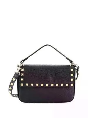 Valentino Garavani Rockstud Top Handle Pouch - Black