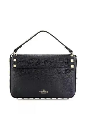Valentino Garavani Rockstud Top Handle Pouch - Black