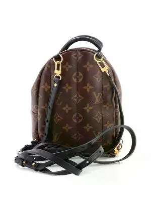 LOUIS VUITTON Palm Springs Monogram Canvas Mini Backpack - Brown