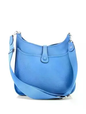 Hermès Evelyne Iii Clemence Gm Crossbody Bag - Blue