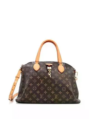 LOUIS VUITTON Rivoli Handbag Monogram Canvas Mm - Brown
