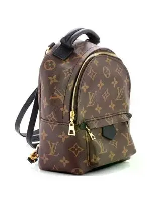 LOUIS VUITTON Palm Springs Monogram Canvas Mini Backpack - Brown