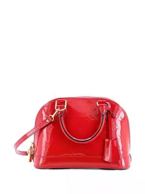 LOUIS VUITTON Alma Handbag Monogram Vernis Bb - Red