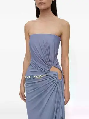 Christopher Esber Crystal Strapless Gown