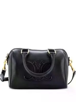Celine Cuir Triomphe Boston Bag - Black