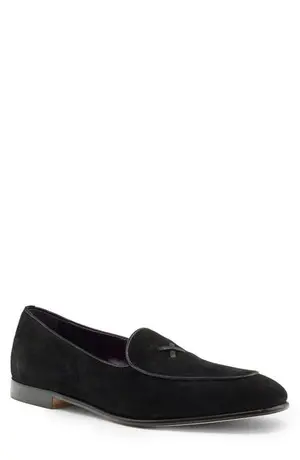 ZELLI ITALIA X' Suede Loafer - Black