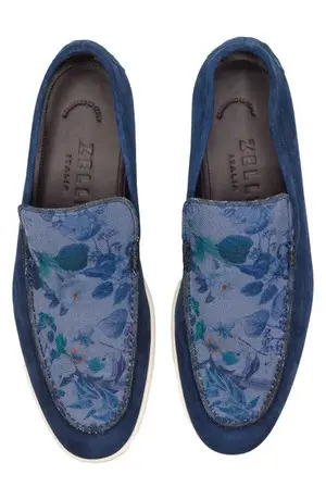 ZELLI ITALIA Bene Floral Linen Loafer